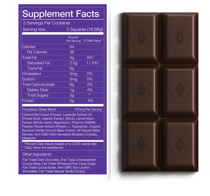 Functional Chocolate Sleepy 50g